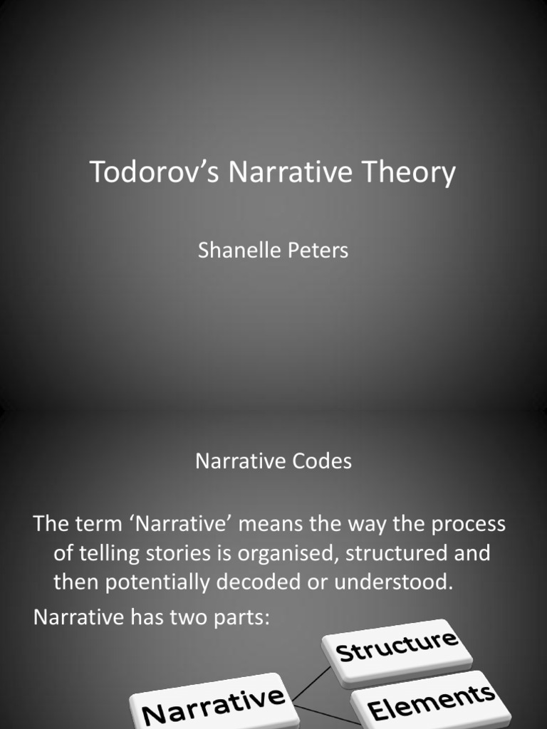 Todorov's Narrative Theory | PDF