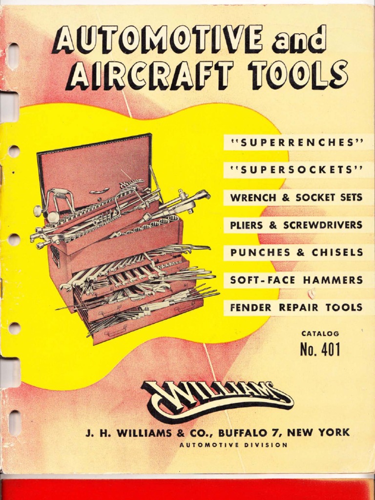 Williams Tool Catalog | PDF