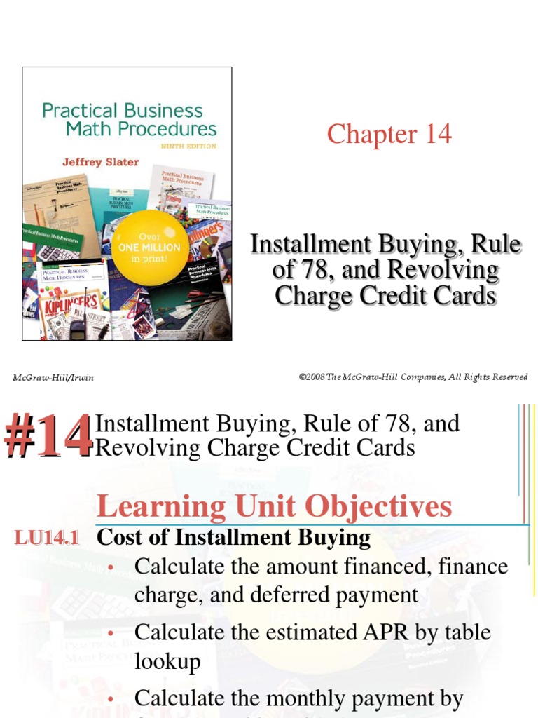 Business Math | PDF | Annual Percentage Rate | Credit (Finance)
