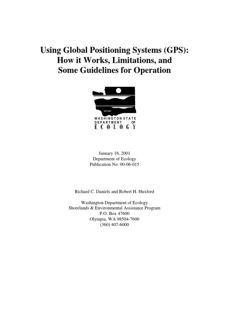 GPS Operation: Guidelines and Limitations | PDF | Global Positioning ...