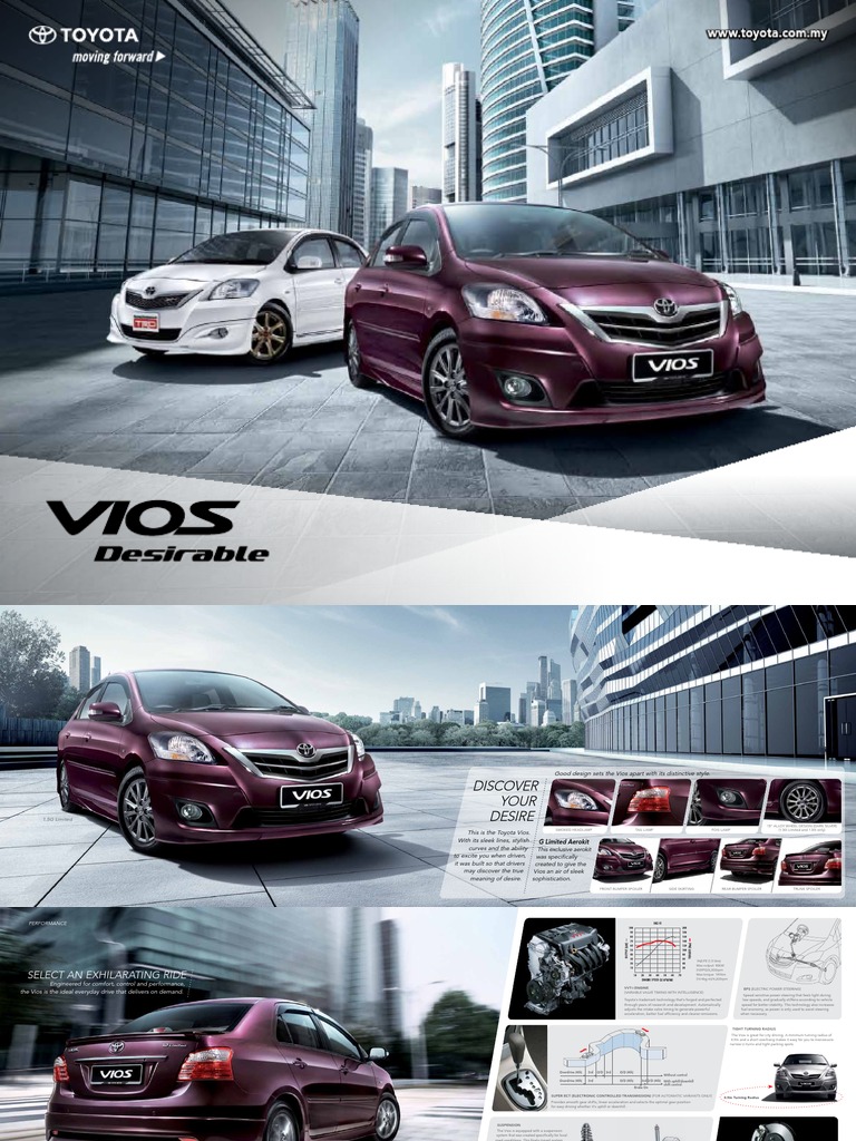 Vios Brochure | PDF | Anti Lock Braking System | Seat Belt