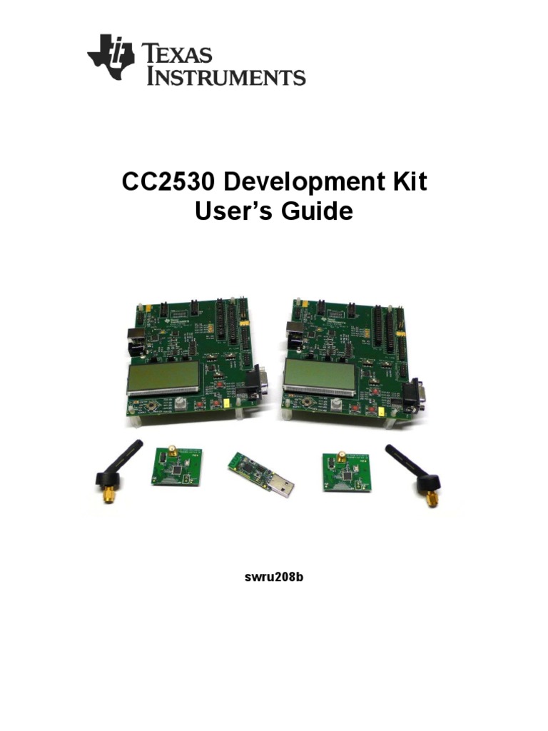 cc2530 Development Kit User Guide | PDF | Computer Data Storage | Device Driver