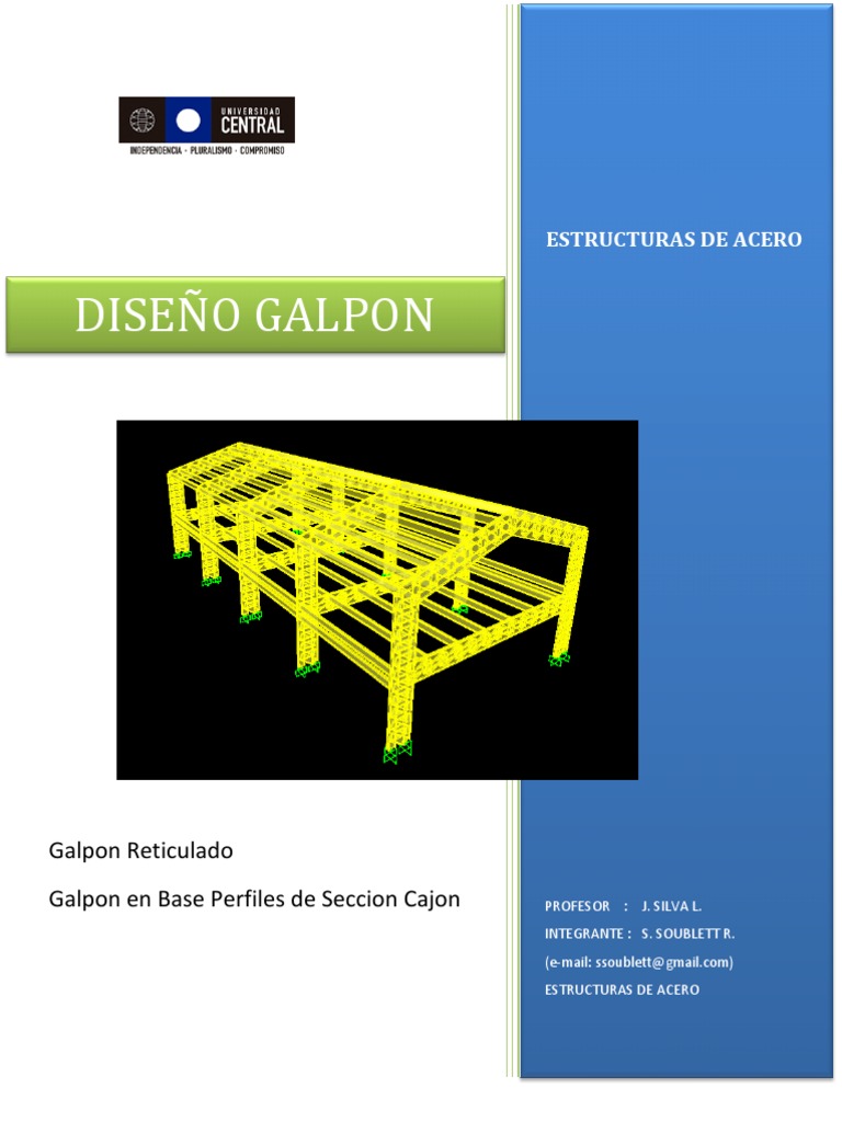 Diseño de Galpones de Acero: Comparativa | PDF | Granero | Acero