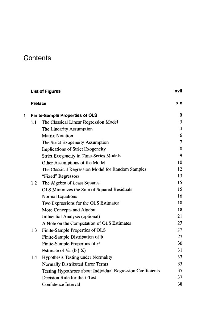 Hayashi Econometrics | PDF | Ordinary Least Squares | Regression Analysis