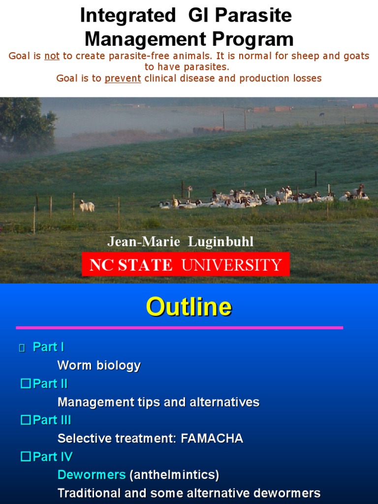 FAMACHA - Integrated Parasite Management Program | PDF | Sheep | Wellness