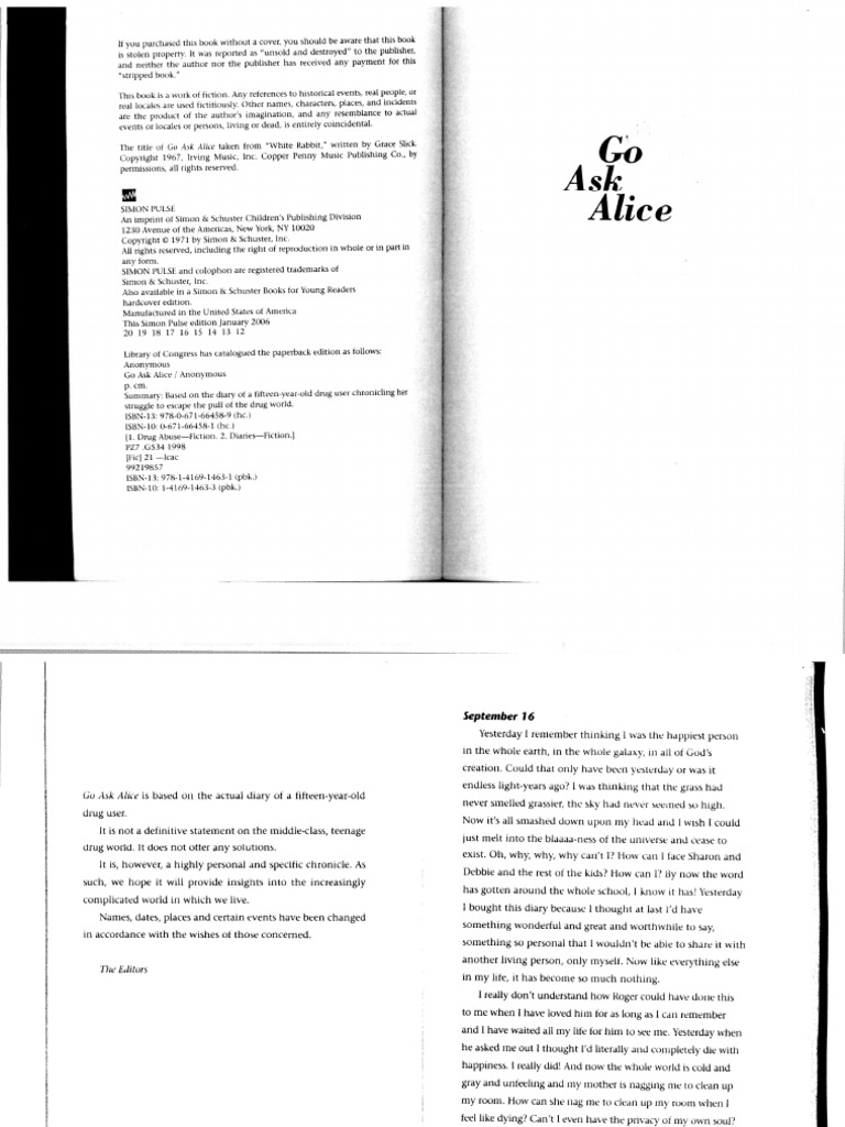 Go - Ask Alice | PDF