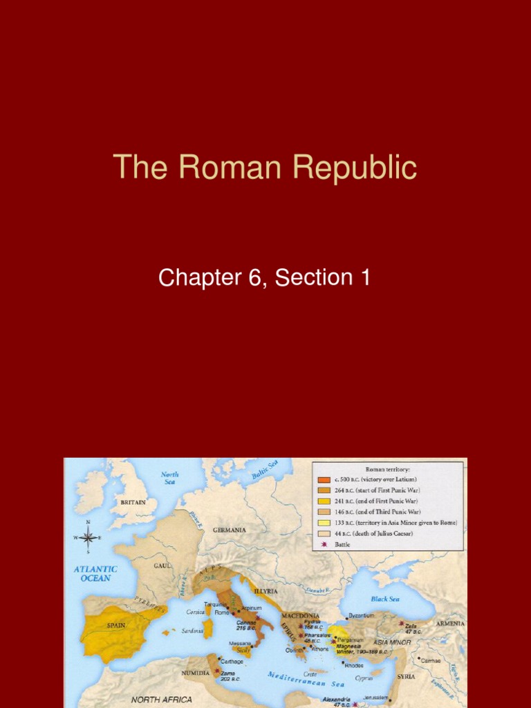 The Roman Republic: Chapter 6, Section 1 | PDF | Roman Republic | Punic ...