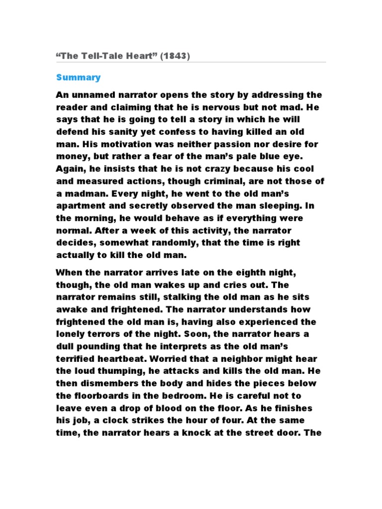 The Tell-Tale Heart | PDF