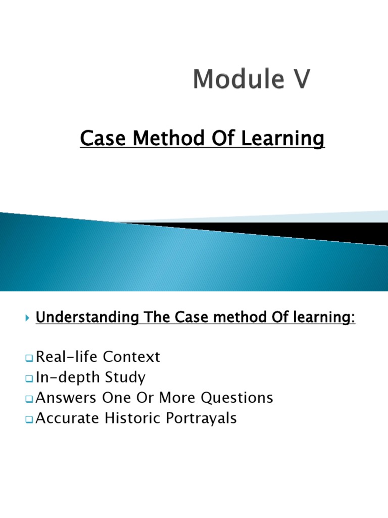 Case Method Learning Explained | PDF | Career & Growth