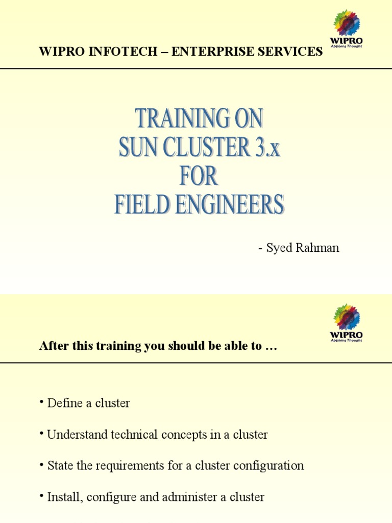 Sun Cluster | PDF | Computer Cluster | Operating System