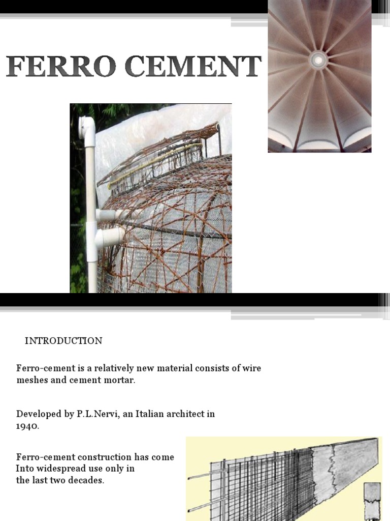 ferrocement | Industrial Processes | Concrete