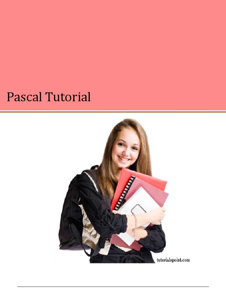 Pascal Tutorial Pdf 