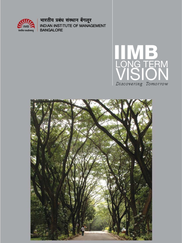 IIMB Vision Document | PDF | Sustainability | Bric