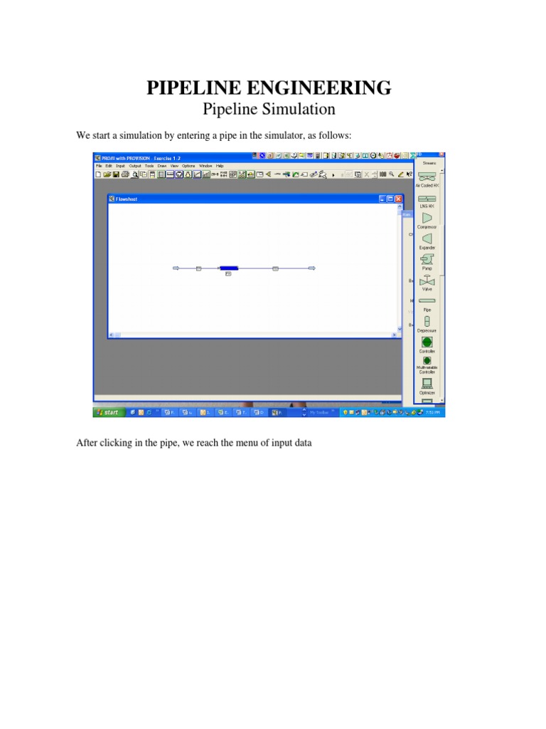 Pro II Simulation | PDF | Pipeline Transport | Natural Gas