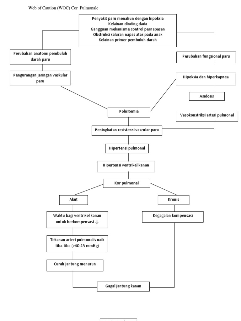 Pathway Askep Cor Pulmonal | PDF