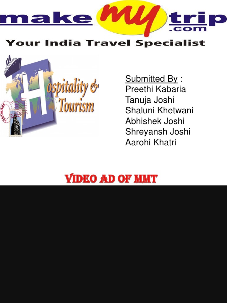 Make My Trip | PDF | Travel Agency | Marketing Strategy
