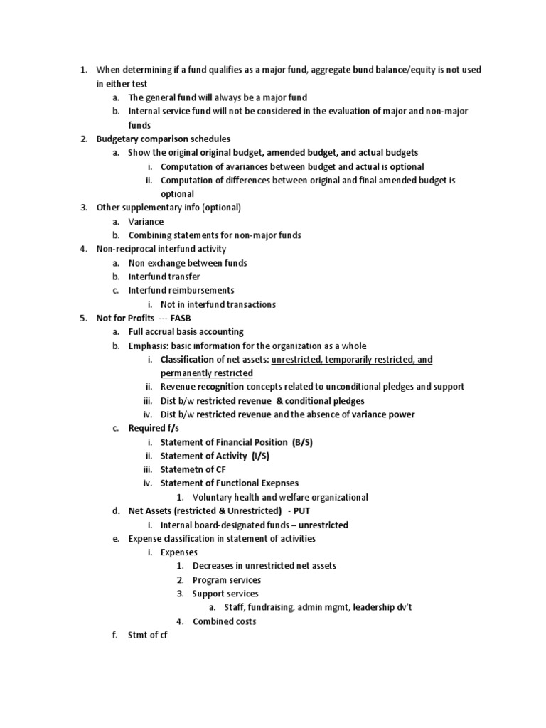 Chapter 9 & 10 Financial (FAR) Notes | PDF | Debits And Credits | Fund ...