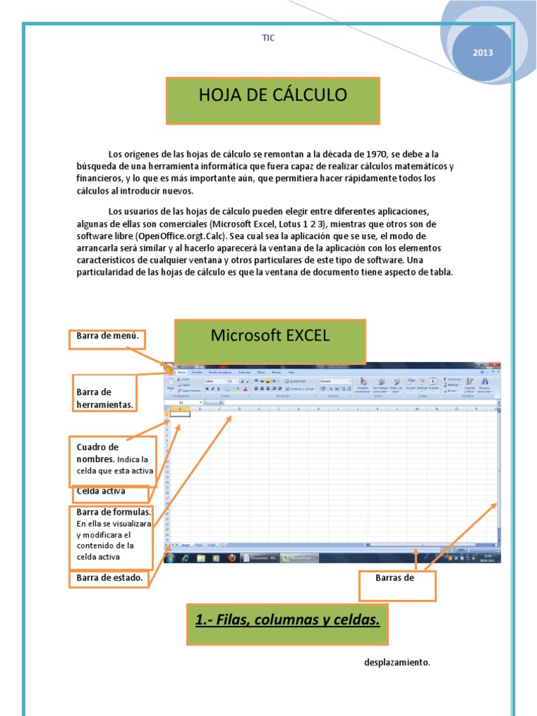 Como Hacer Una Hoja De Calculo En Excel