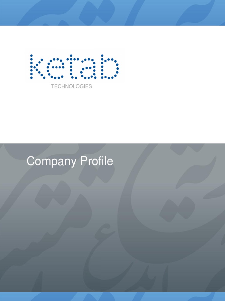 Ketab Technologies Company Profile | Strategic Management ...