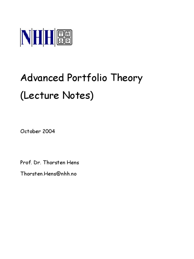 Tobin's q | Modern Portfolio Theory | Capital Asset Pricing Model