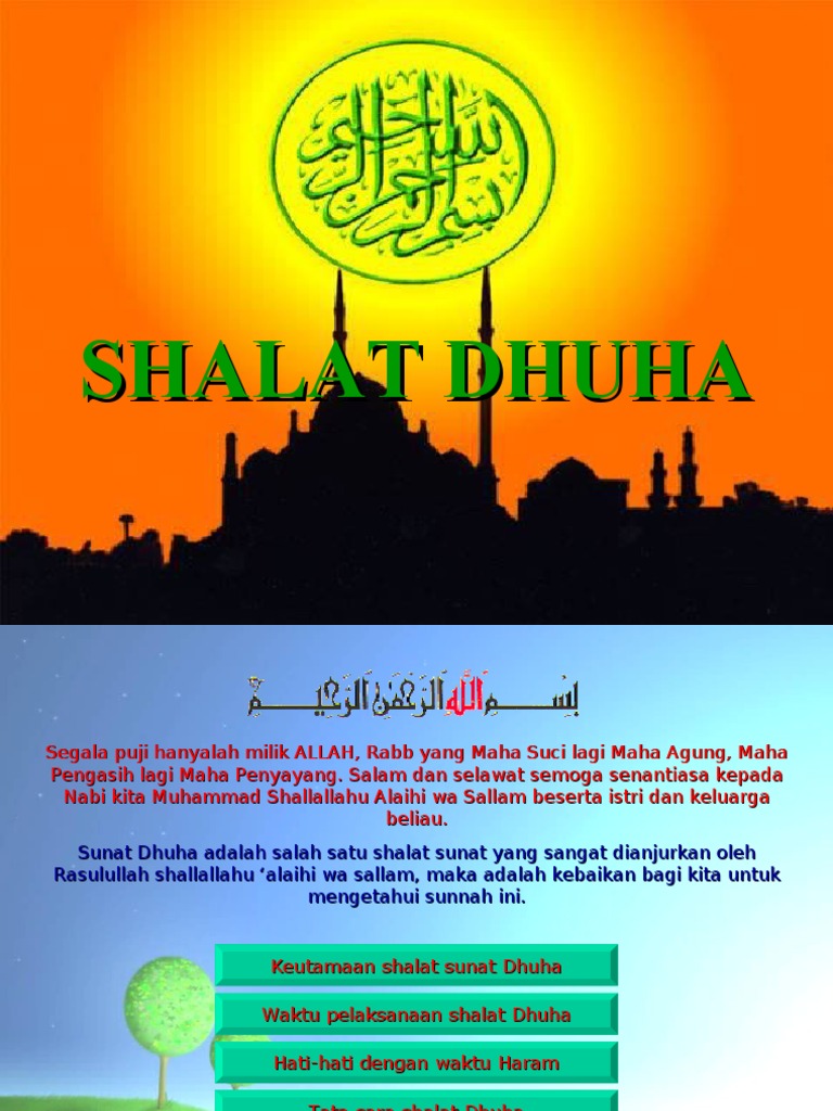 Panduan Solat Dhuha | PDF