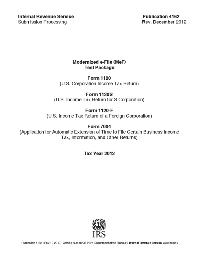 IRS Publication 4262 | PDF | Irs Tax Forms | Internal Revenue Service