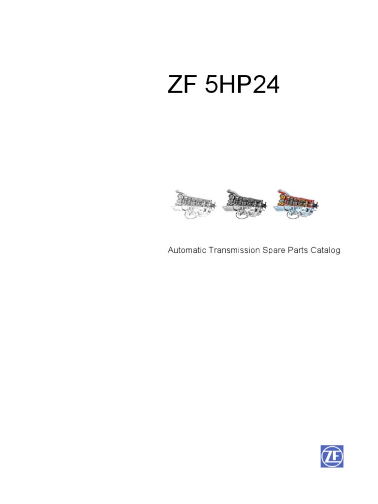 ZF 5hp24 | PDF | Transmission (Mechanics) | Manual Transmission