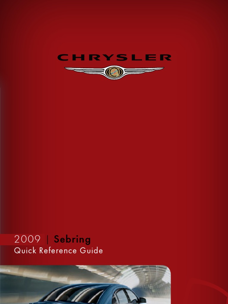 Chrysler Sebring | PDF | Lock (Security Device) | Car