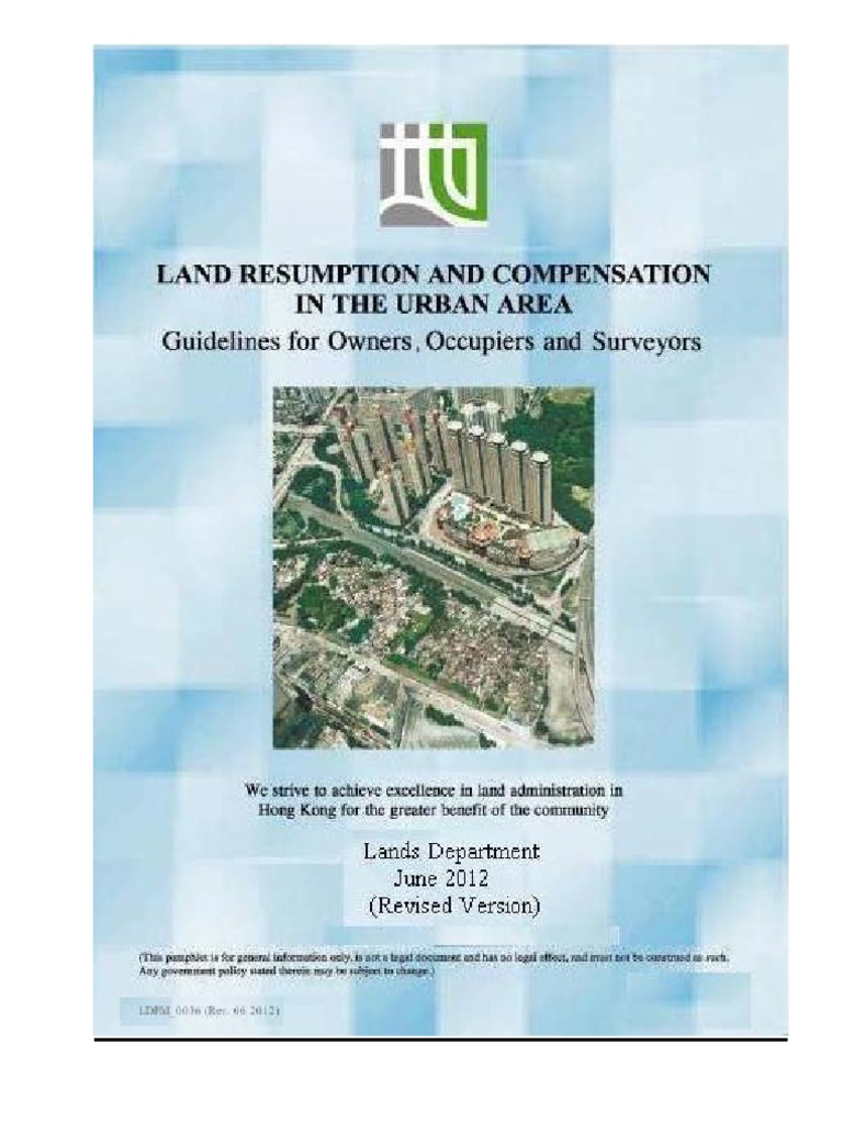 Compensation For Expropriation | PDF | Eminent Domain | Leasehold Estate
