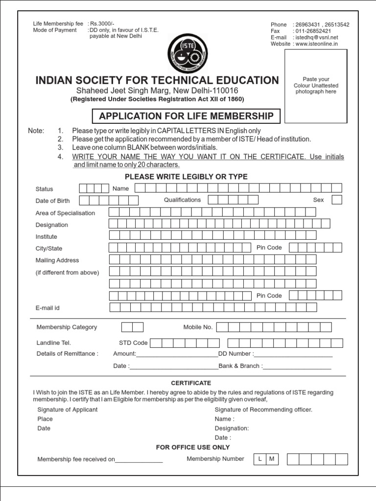 Miste Application Form | PDF | Academic Degree | Academia