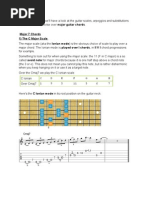 FACGCE Chord Guide for Guitarists | PDF | Chord (Music) | Musical ...