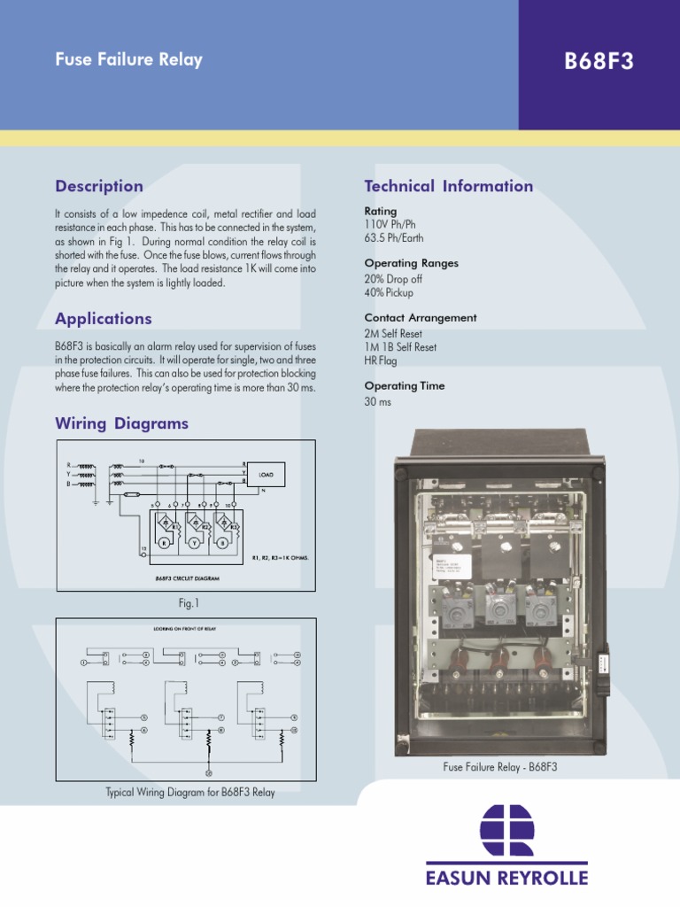 Fuse Failure Relay | PDF | Relay | Fuse (Electrical)