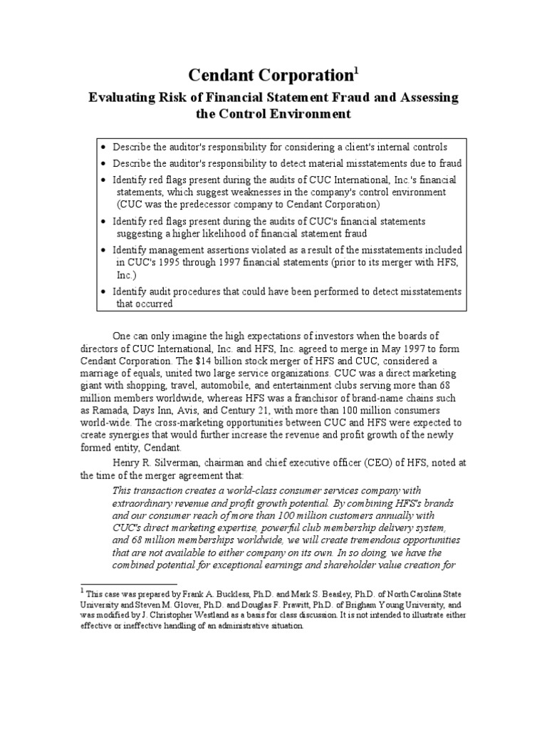 Cendant Corporation | PDF | Audit | Companies