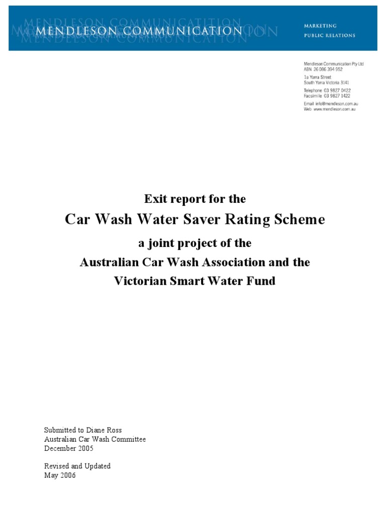 Car Wash Assignment | PDF | Car | Marketing Research