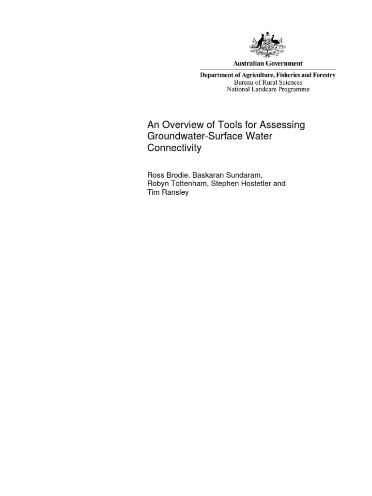 Assessing GW and SW Interaction | PDF | Hydrogeology | Groundwater