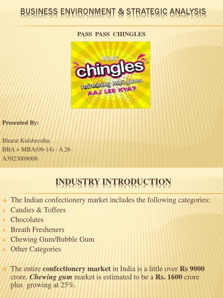Presentation On Chingles | PDF | Confectionery | Advertising