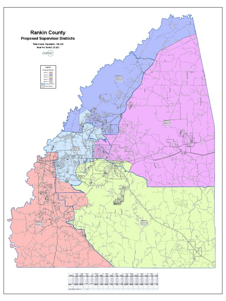 Rankin County Supervisor Map | PDF | Nature