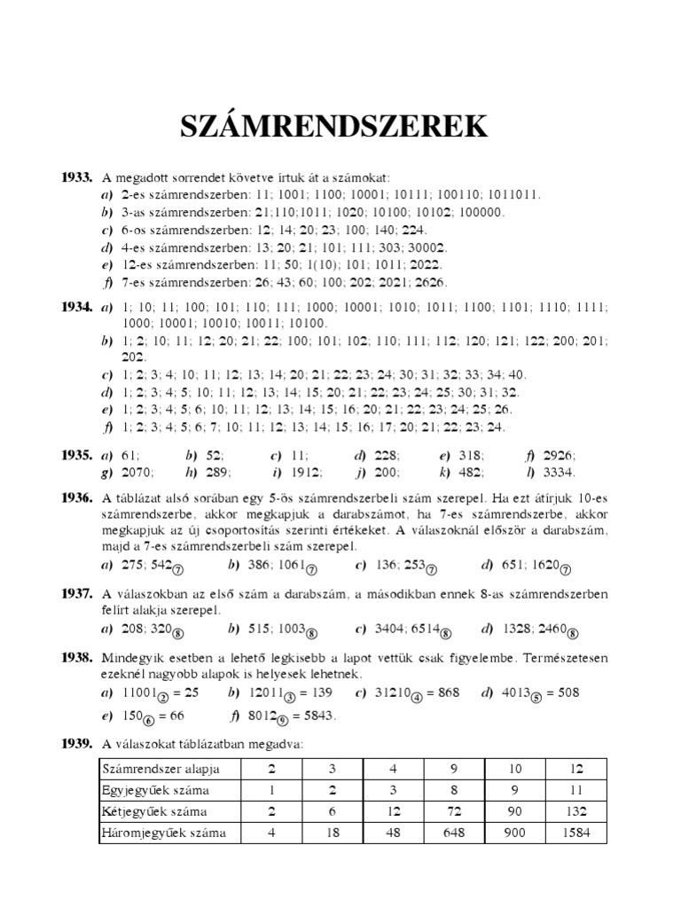 Matek 01 | PDF