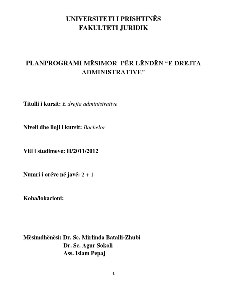 Planprogrami | PDF