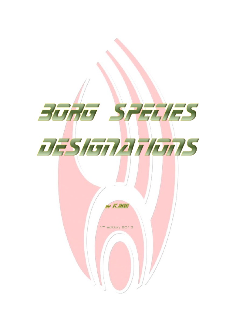 Borg Species Designations Guide | PDF | Romulan | Cardassian