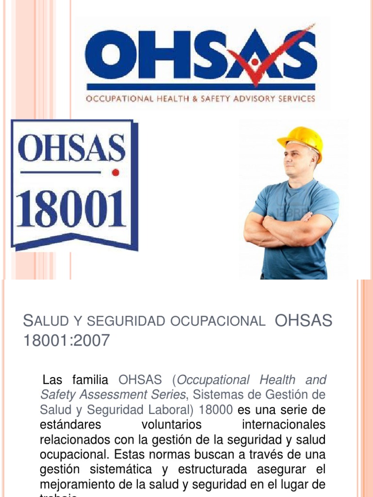 Ohsas | PDF | Business | Salud y bienestar