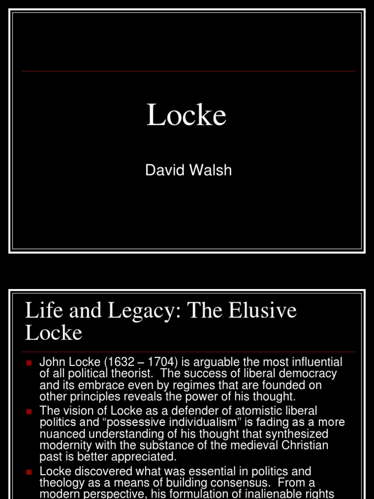 Locke's Influence on Liberal Democracy | PDF | John Locke | Toleration