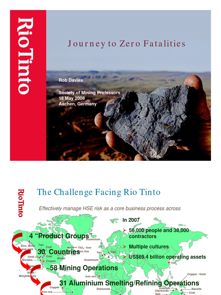 rio tinto | Mining | Safety