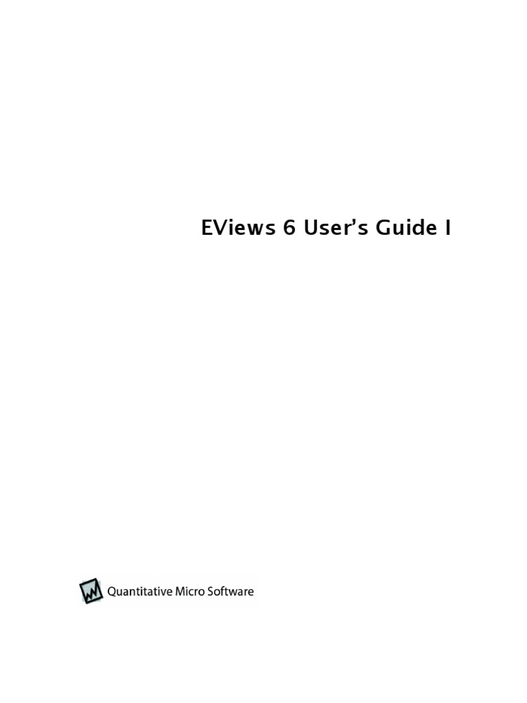 Tutorial de Eviews | PDF | Vector Autoregression | Econometrics