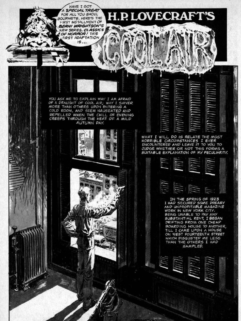 Cool Air - Lovecraft Comic | PDF | American Literature | Thrillers