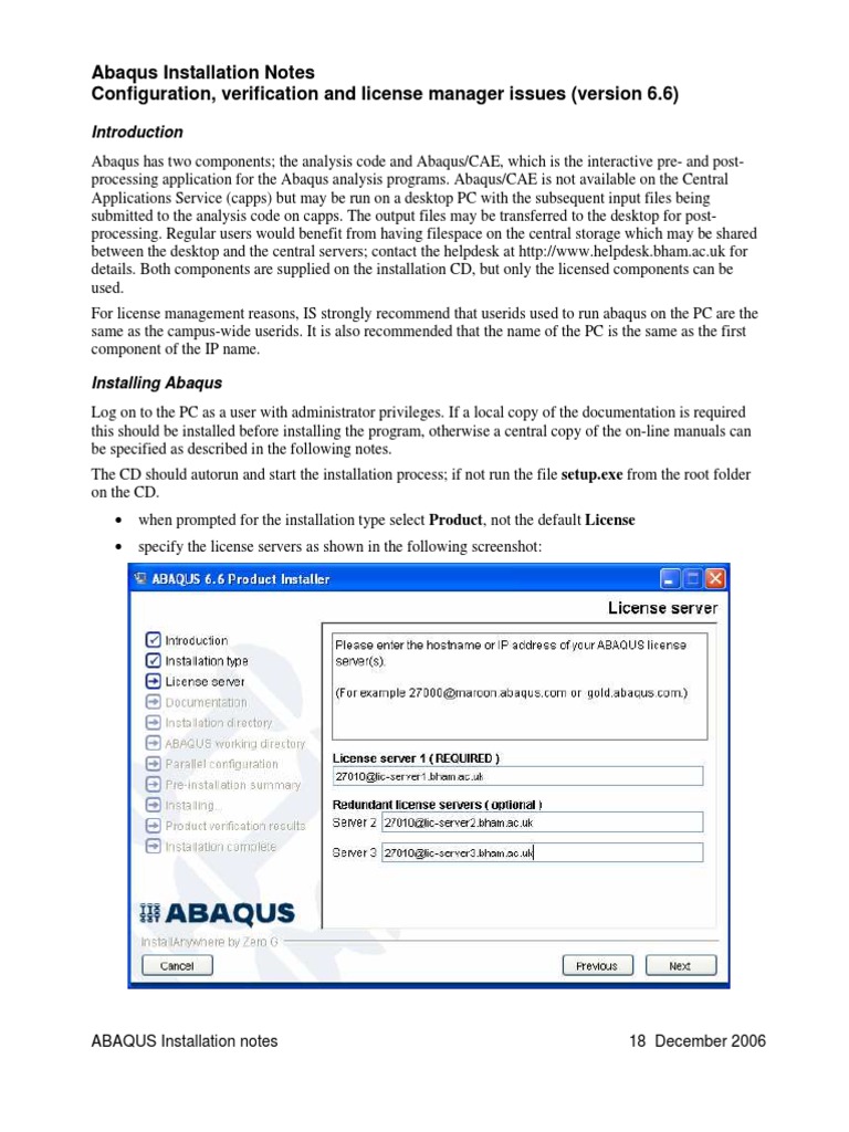 Abaqus Installation Guide 2023 | PDF | Server (Computing) | Personal ...