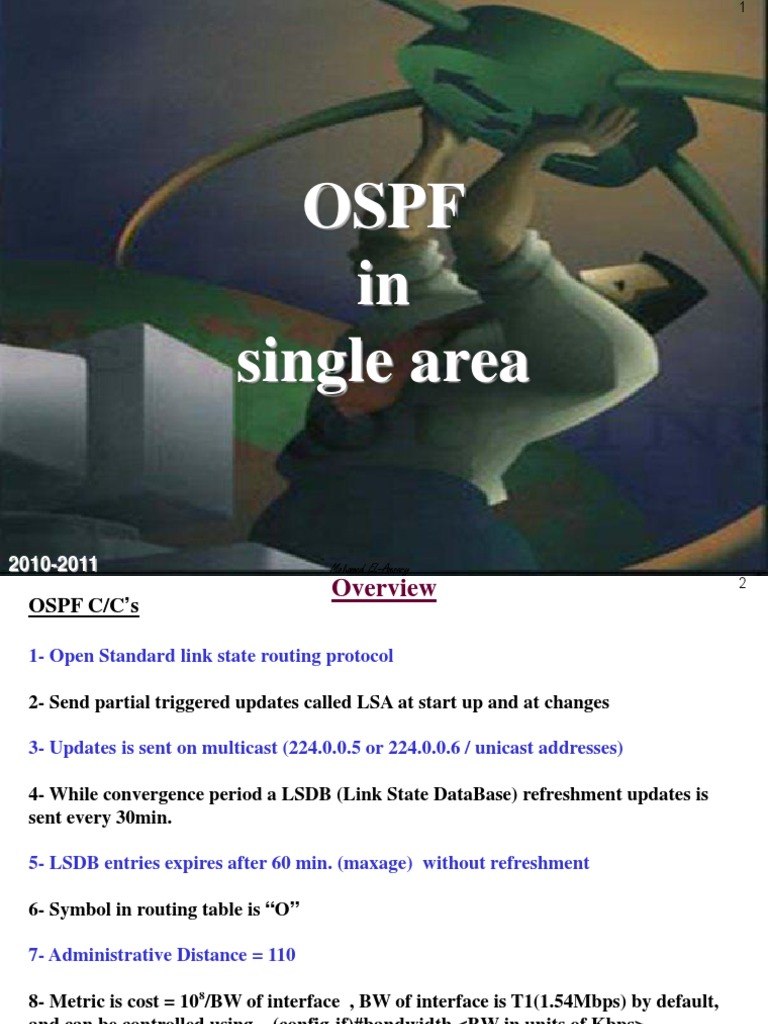 An In-Depth Overview of OSPF Configuration and Operation in a Single Area Network | PDF | Router ...