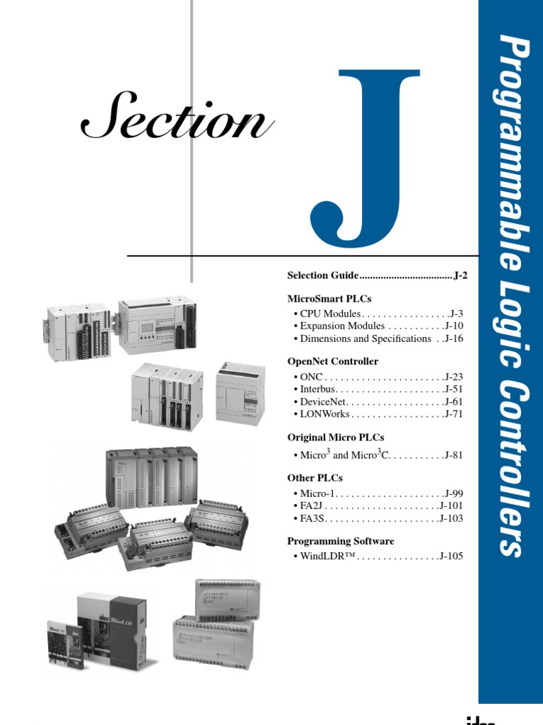 Catalogo de PLCS Idec | PDF | Direct Current | Programmable Logic Controller