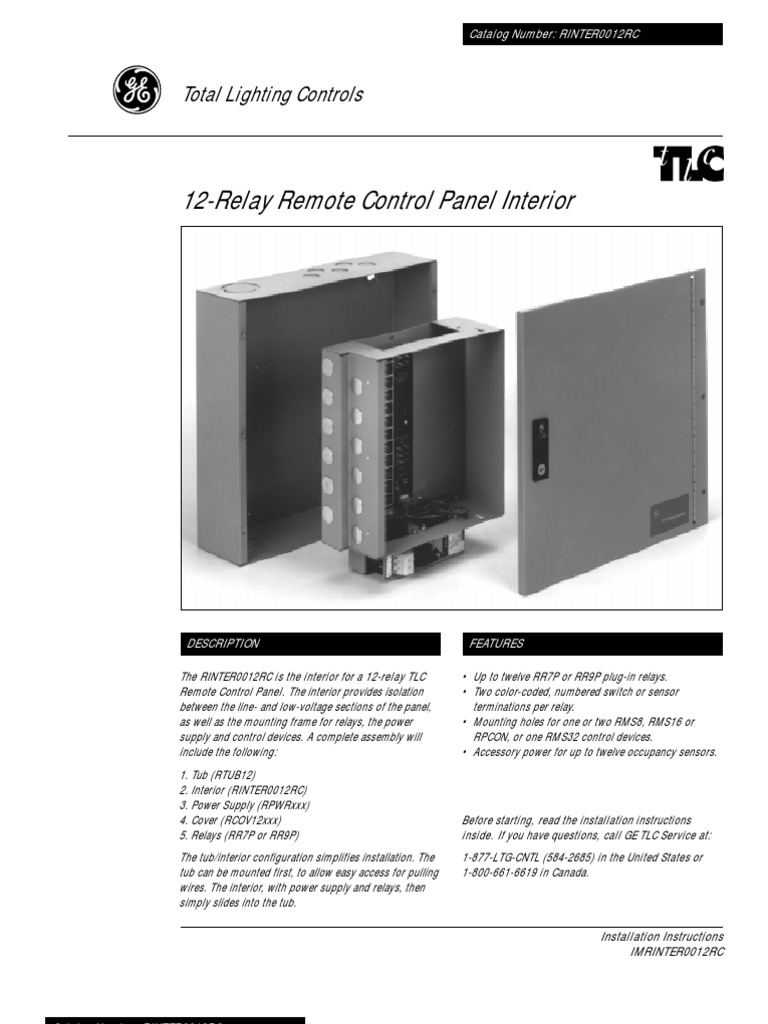 12-Relay Remote Control Panel Interior | PDF | Relay | Electrical Connector