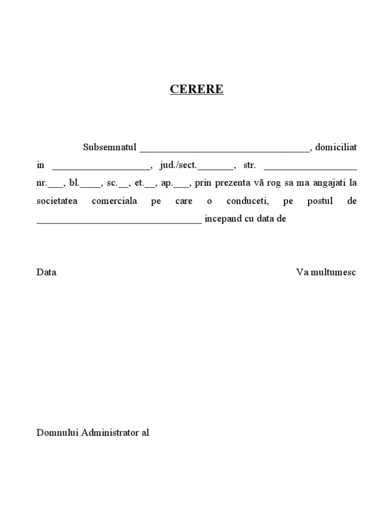 Cerere De Angajare Model Word Pdf Sau Excel - vrogue.co Cerere De Angajare Model Word Pdf Sau Excel - vrogue.co